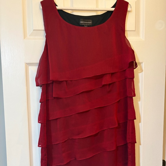 connected apparel | Dresses | Dark Red Sheath Dress Size 6 | Poshmark